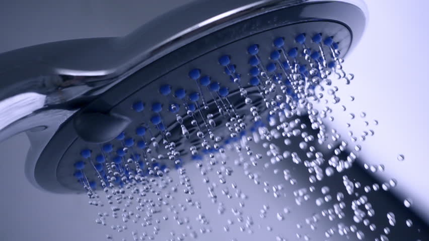Slow Motion Shot of Shower Stock Footage Video (100% Royalty-free ...