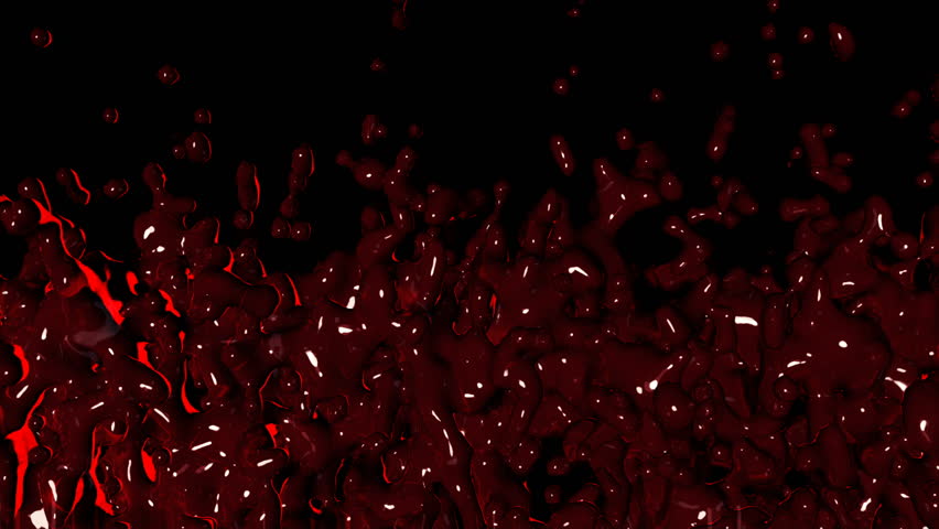 Realistic Blood Drips and Runs Stock Footage Video (100% Royalty-free ...