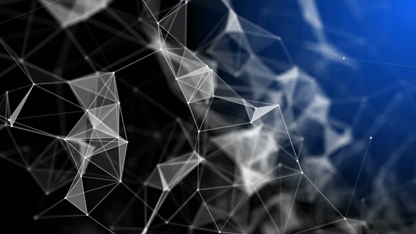 Abstract Technology And Engineering Background. Plexus Stylish Motion ...