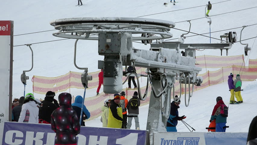 People On Ski Lift Stock Footage Video 1155118 | Shutterstock