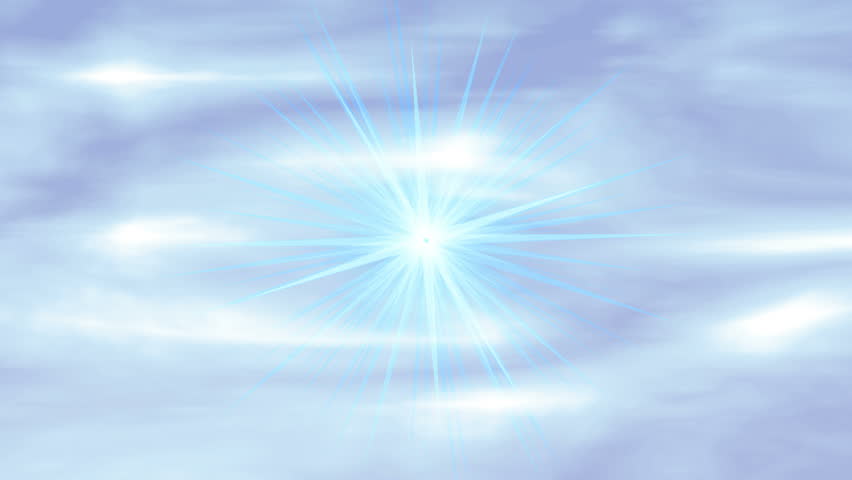 Heavenly Rays "Harmony". Glowing Sky Background With Light Rays From ...