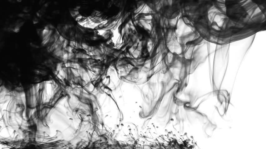 Video stock a tema Black Ink Explosion On White (100% royalty free ...