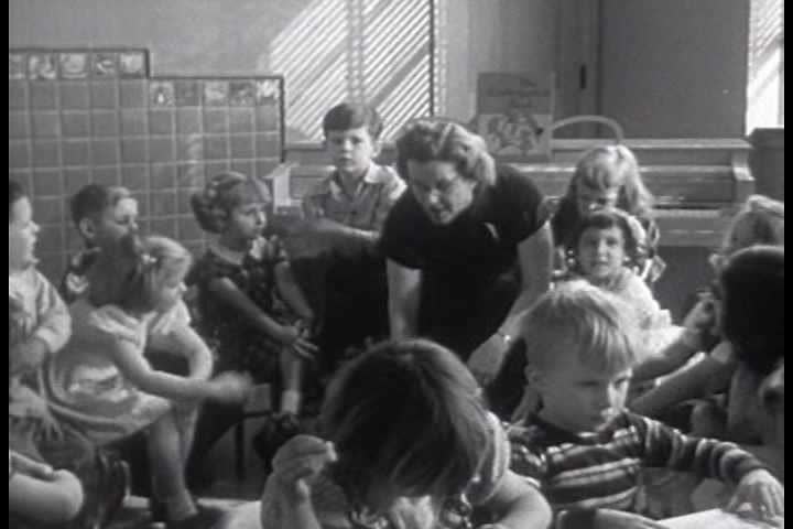 Parents Visit a Nursery School Stock Footage Video (100% Royalty-free ...