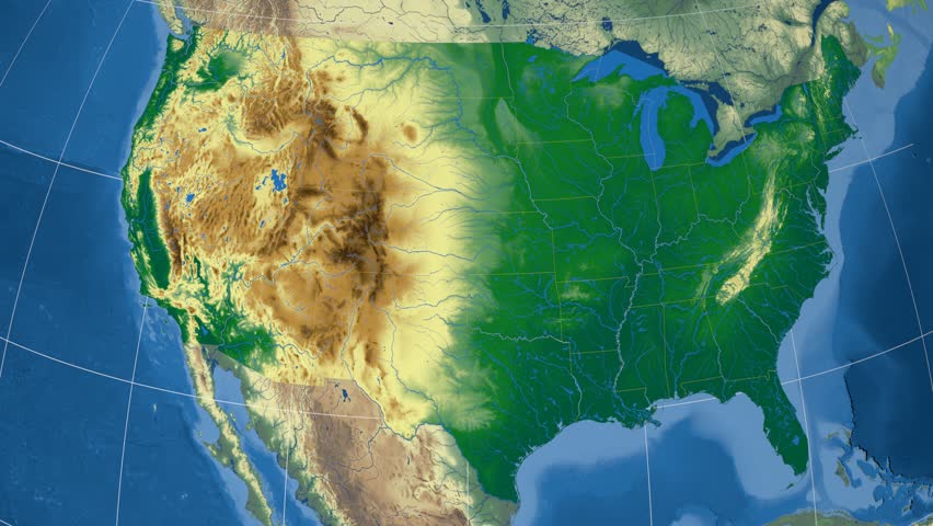 Colorado State Map Stock Footage Video | Shutterstock