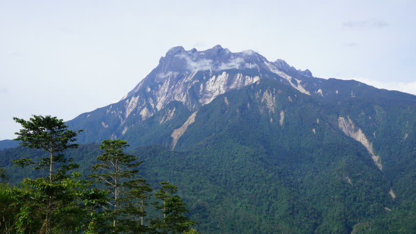 Stock video of timelapse of mountain kinabalu in sabah | 19367698 ...