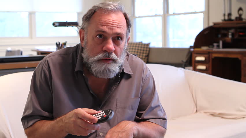 Stock video of man gets frustrated using a remote | 1980898 | Shutterstock