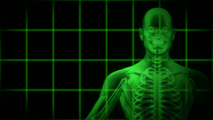 X-ray Scanning Man - Green Stock Footage Video 167902 | Shutterstock