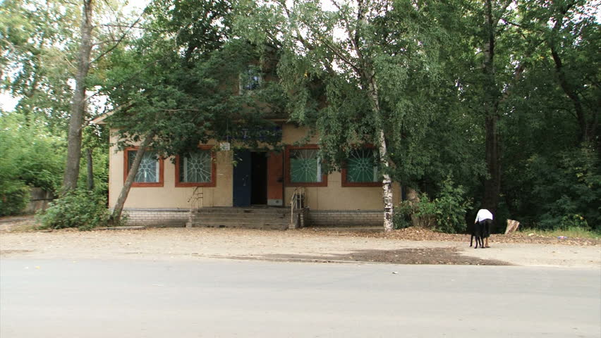 Poor Russian Provincial Suburb in Stock Footage Video (100% Royalty ...