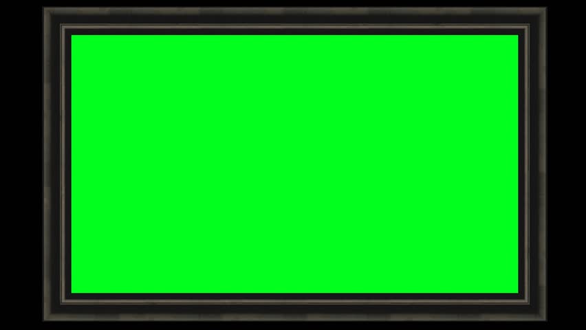 Film Strip Frame Moving Vertically On Green Chroma Key Stock Footage ...