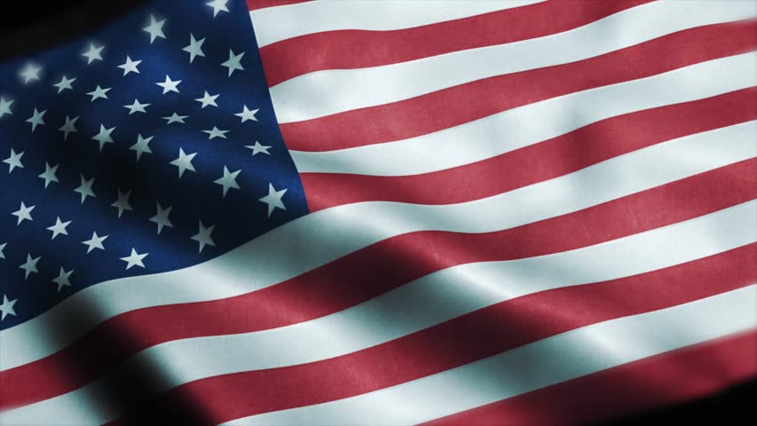 Realistic American Flag