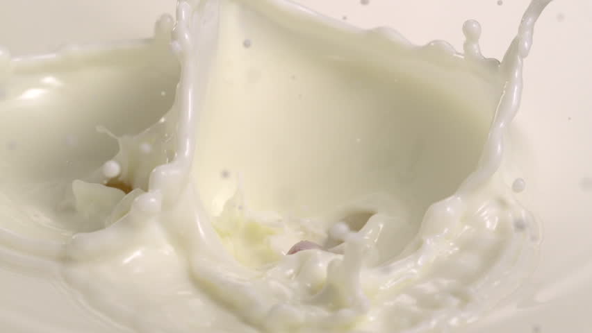 Falling Gum Drops Into Milk, Stock Footage Video (100% Royalty-free ...