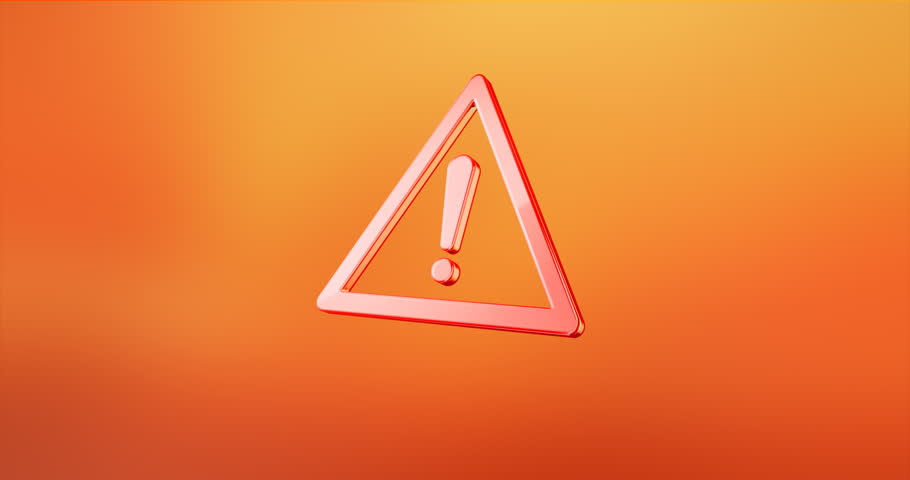 Animated Attention Silver 3d Icon Loop Modules For Edit With Alpha ...