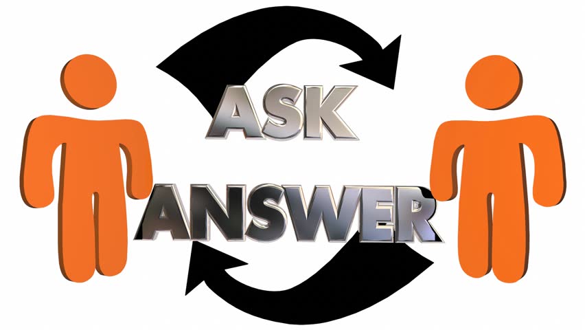 Ask Answer Questions Get Help Stock Footage Video (100% Royalty-free ...