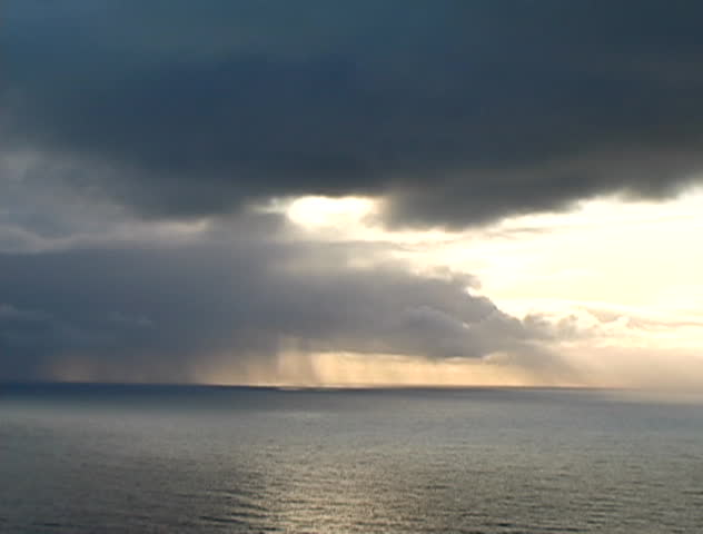 Colorful Storm Clouds Race Along Stock Footage Video (100% Royalty-free ...