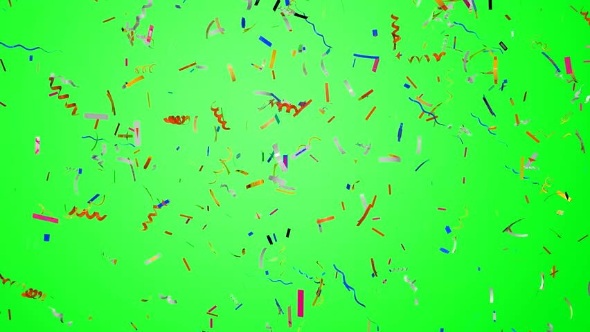Multicolored and Shapes of Confetti Stock Footage Video (100% Royalty ...