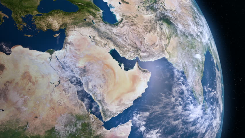 DOHA - CIRCA NOVEMBER 2013: WS POV T/L View Museum Of Islamic Art And ...