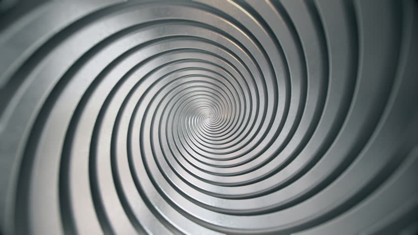 Looping Steel Swirl Animation. This Stock Footage Video (100% Royalty ...