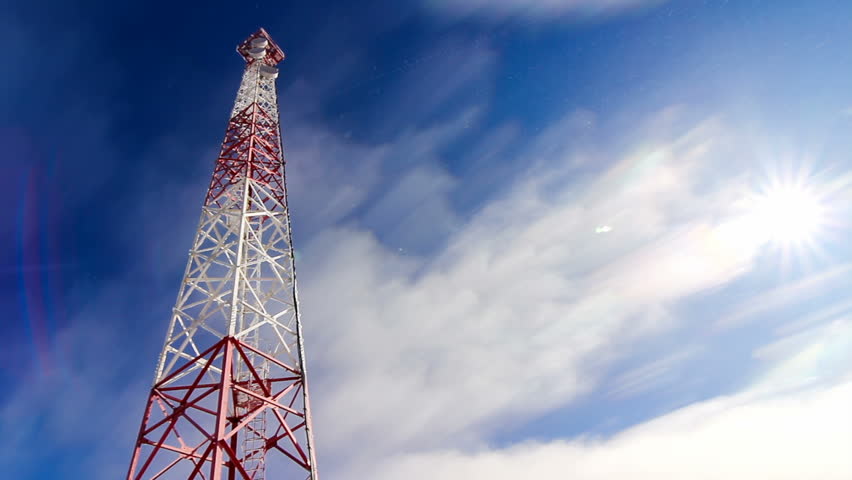 Telecom Tower Stock Footage Video | Shutterstock