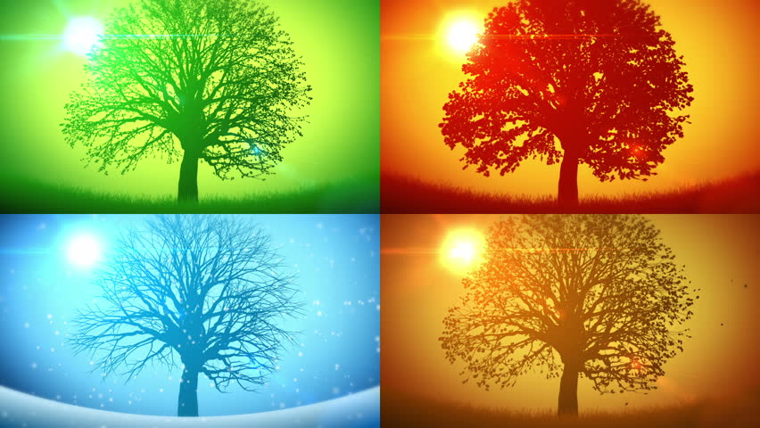 Stock Video Clip of Loopable animation of a landscape showing the ...