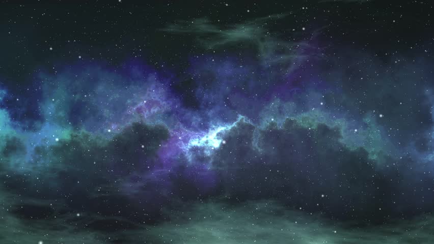 Cosmic Space & Stars Background Texture - Moving Particles Stock ...