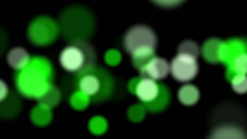 De Focused Green Orange Light Bokeh Flashlight Blurry Abstract Blue ...