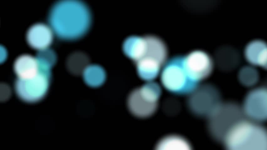 De Focused Green Orange Light Bokeh Flashlight Blurry Abstract Blue ...