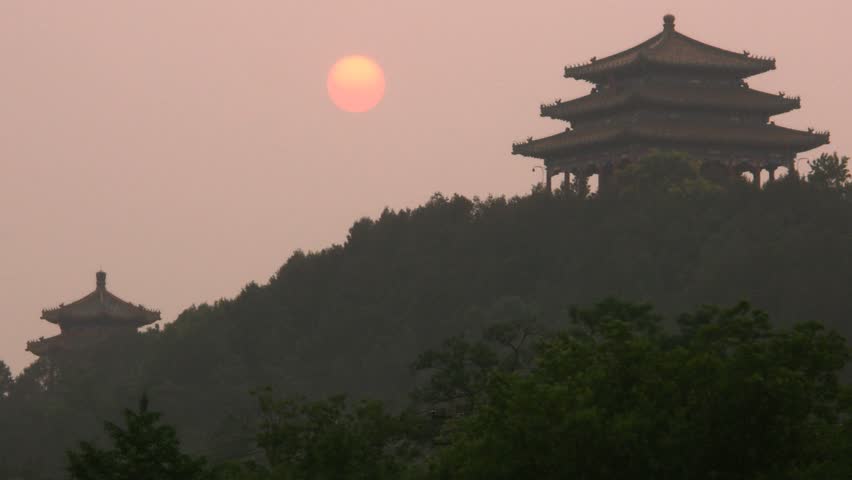 China Village Sunset