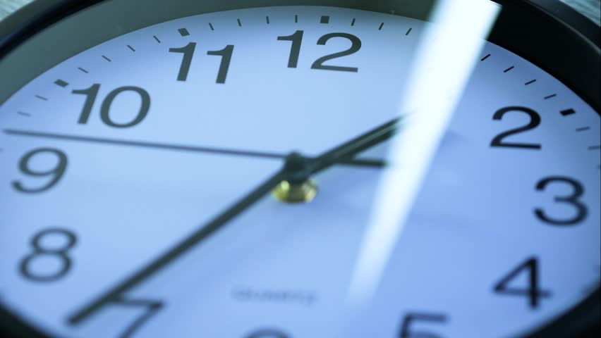 Clock Black On The Wall, 12:00 Stock Footage Video 10230788 - Shutterstock