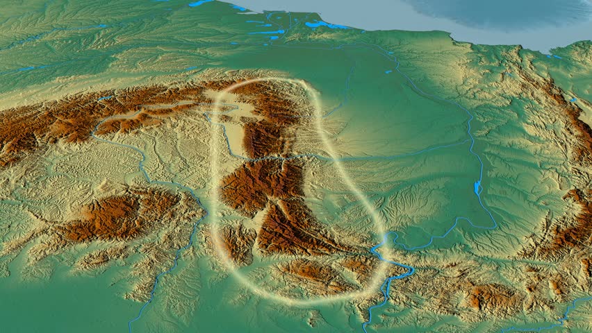 Transylvanian Alps World Map