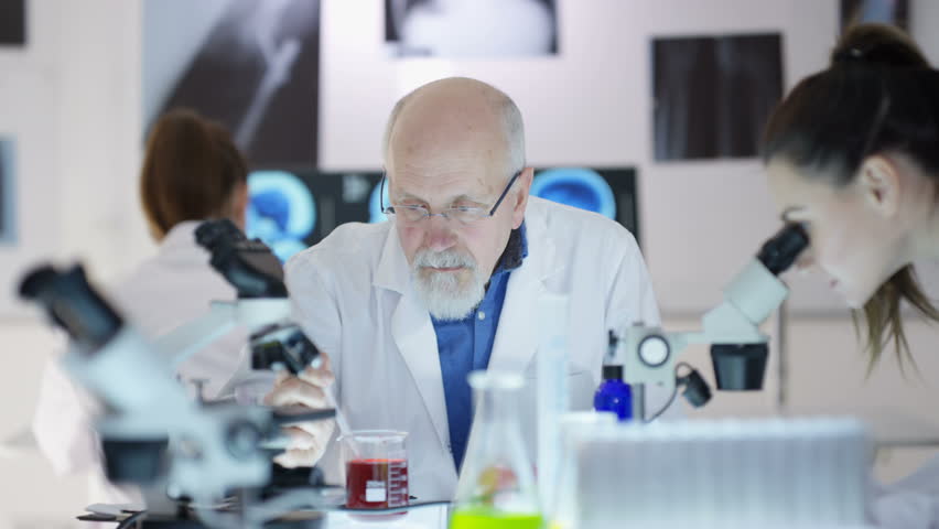 4k Scientific Research Team Working Stock Footage Video (100% Royalty ...