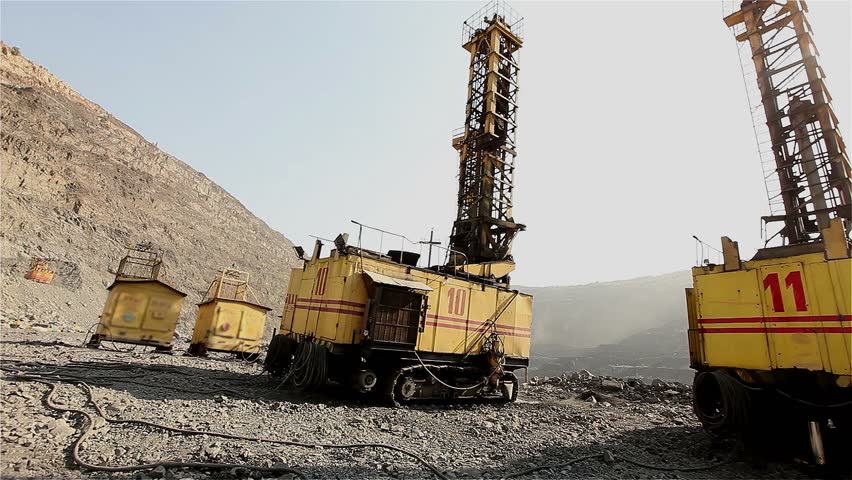 Iron Ore Mining, Mining And Processing Plant, Iron Ore Open Pit Mine ...