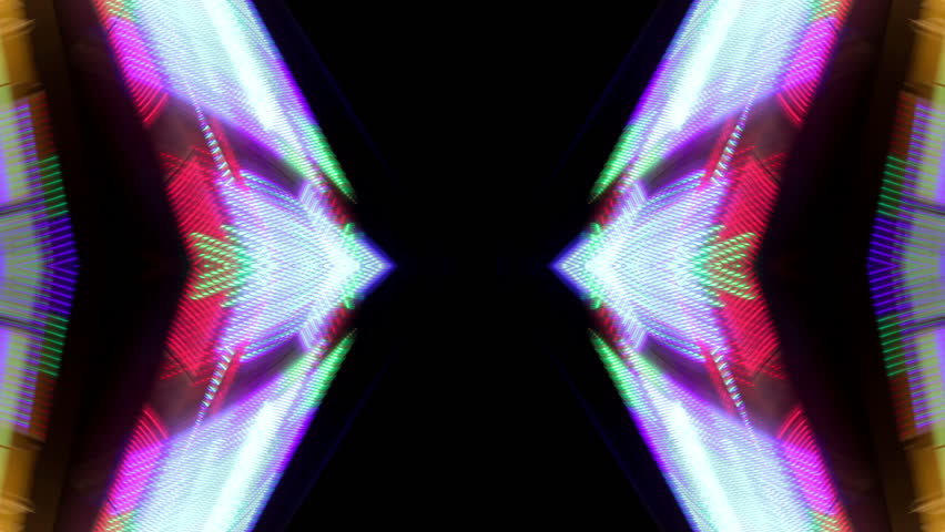 Abstract Pattern Made from Lights Stock Footage Video (100% Royalty ...