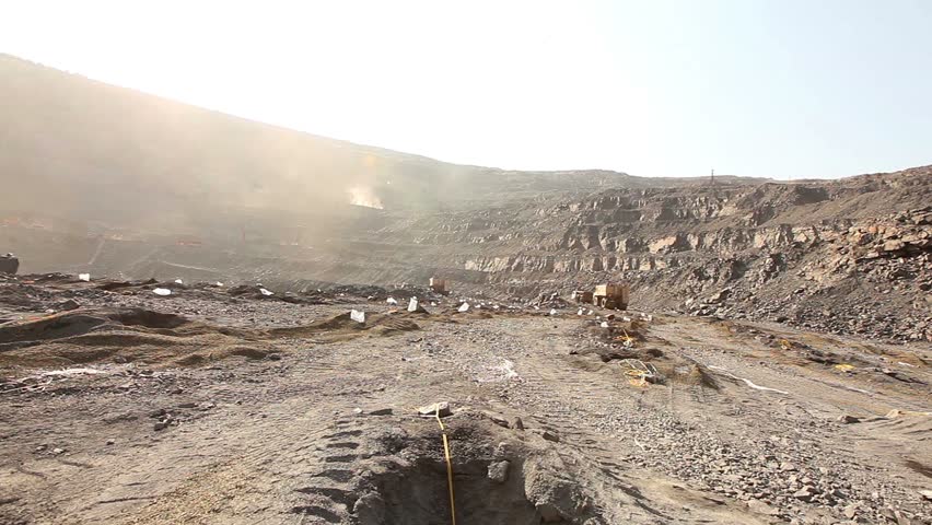 Open Pit Mine, Blasting Hole, Stock Footage Video (100% Royalty-free ...