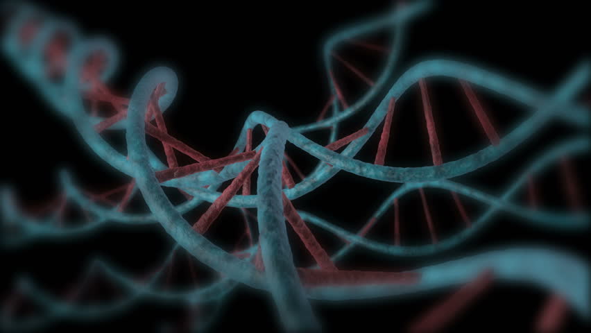Animation Of Genetic DNA. Loop-able 4K Stock Footage Video 23023843 ...