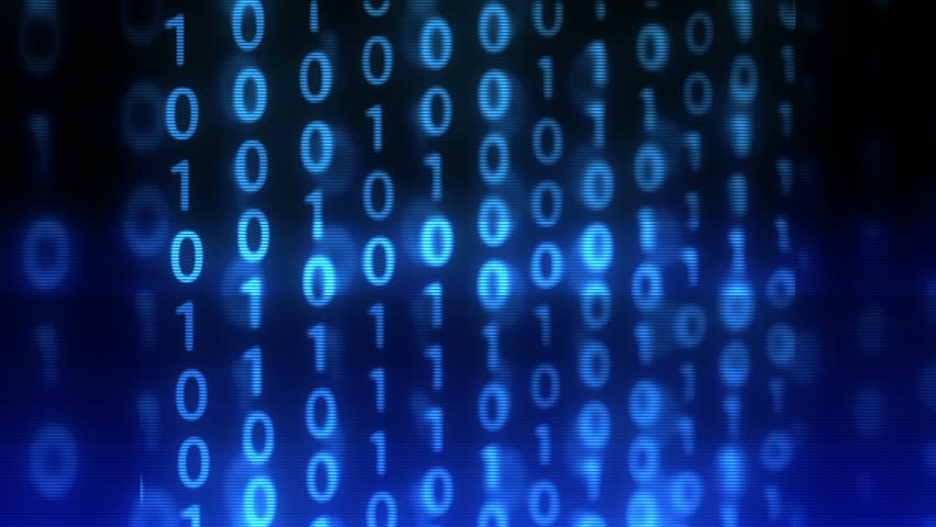 Technological Digital Binary Data Glitch Background Binary Code Binary Digits 1 And 0 On Blue