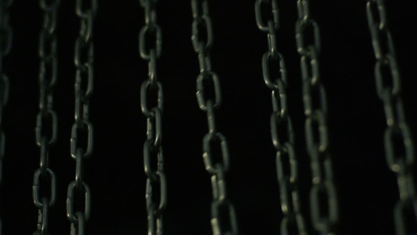 Chains Hanging From The Ceiling, Swaying Back And Forth, This Animation ...
