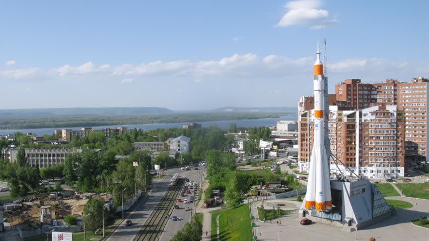 Vídeo stock de monument rocket stands at mountain top | 2461868 ...