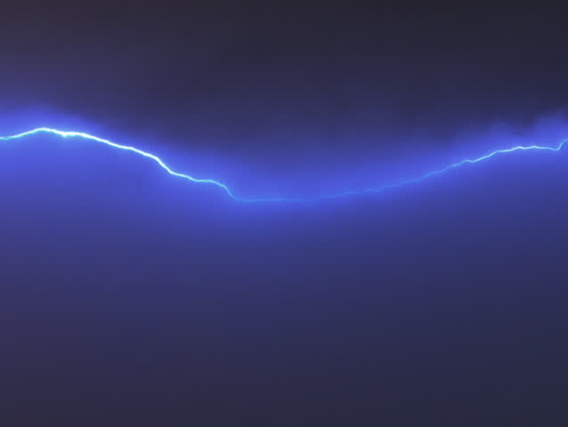 The Horizontal Cross Section Of The Lightning Channel