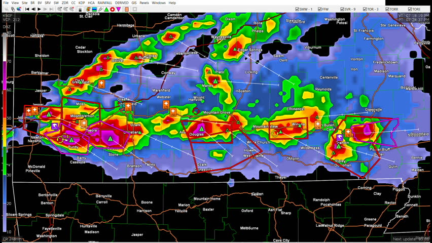 Springfield Tornado On Radar