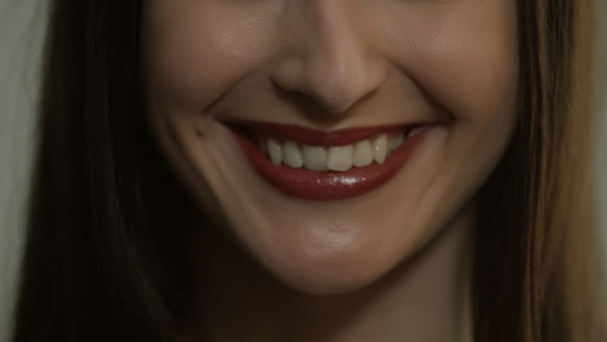 Beautiful Woman Smiling and Laughing Stock Footage Video (100% Royalty ...