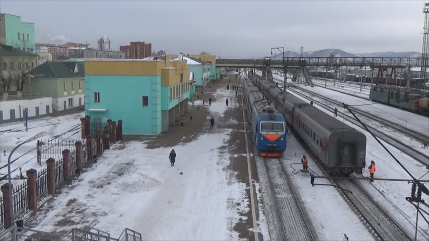 Passenger Platforms, Passenger Trains in Stock Footage Video (100% ...