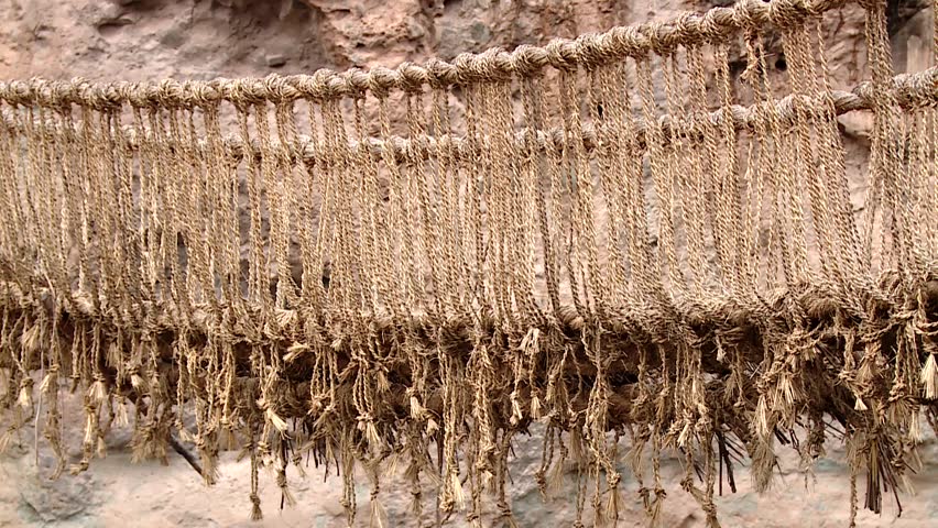 PERU: Inca Grass Bridge Q'Eswachaka Over The River Apurimac In The ...