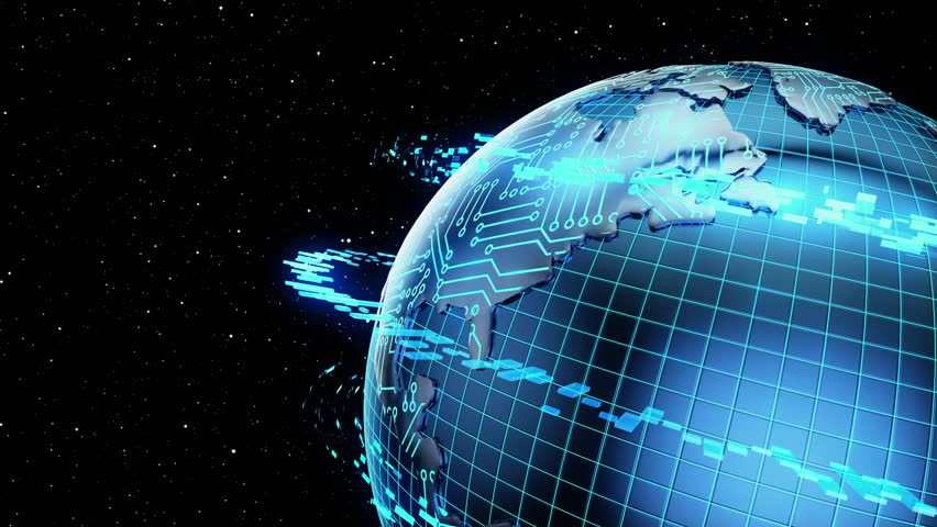 Wire Frame Earth Stock Footage Video | Shutterstock