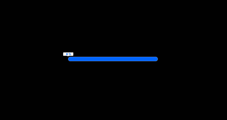 Loading Bar Animation On Black Screen Stock Footage Video 5428349 ...