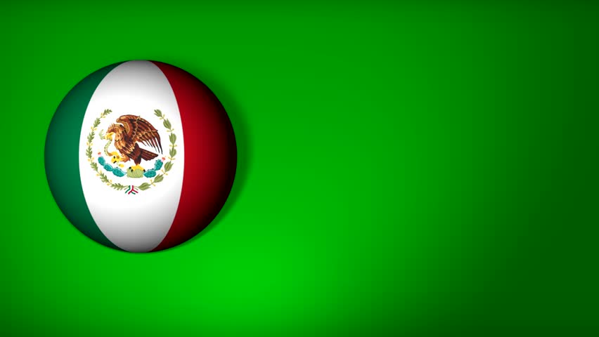 Mexico Flag Sphere With Shadow Animation Stock Footage Video 1106197 ...