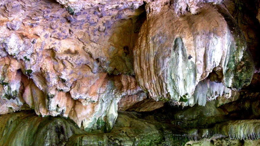 The Opening Or Mouth Of An Underground River Cave At Natural Bridges ...