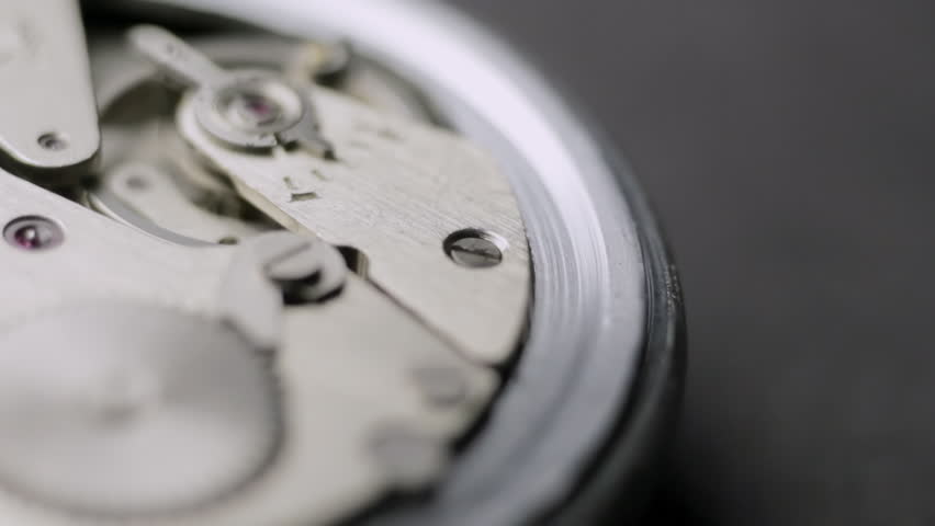 Inside of Watch Mechanism Stock Footage Video (100% Royalty-free ...