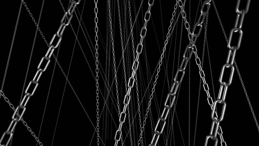 Chains Straight at Cam Looping Video de stock (totalmente libre de ...