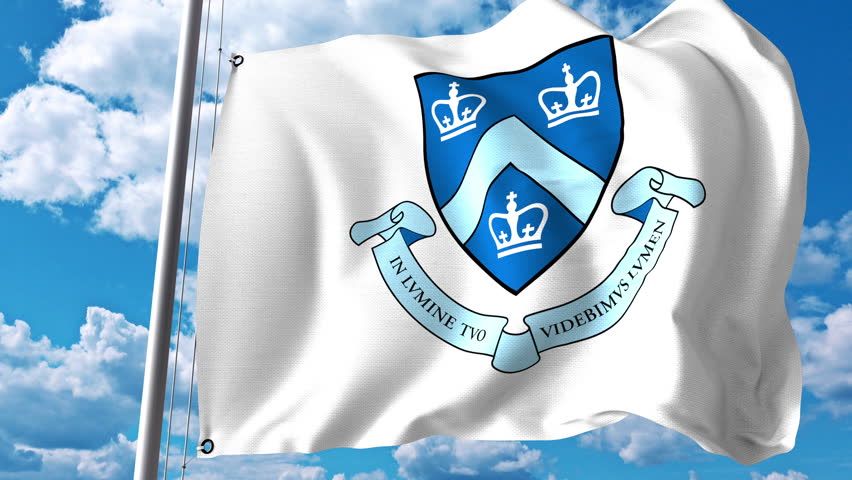 Waving Flag with Columbia University 스톡 동영상 비디오(100% 로열티프리) 28356958 ...