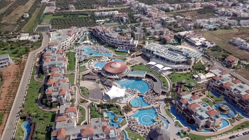 Atlantica Sensatori Resort Crete, Greece Stock Footage Video (100% ...